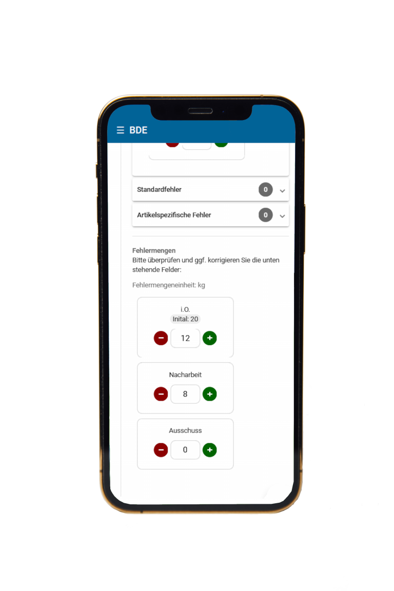 BDE und QS verbinden: Zeit sparen mit der Fehlerkarte für die BDE-App – Softec GmbH